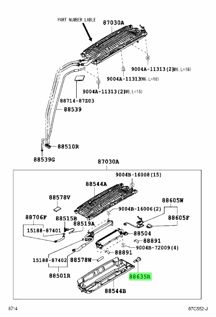 Buy Genuine Toyota 88635BZ010 (88635-BZ010) Resistor, Blower. Prices ...