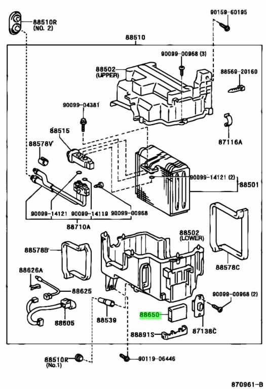 Buy Genuine Toyota 8865035060 (88650-35060) Amplifier. Prices, fast ...