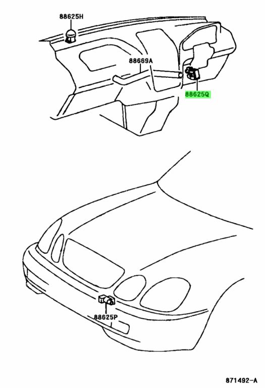 Buy Genuine Toyota 8879022140 (88790-22140) Thermistor. Prices, fast ...