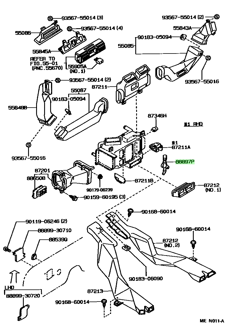 Buy Genuine Toyota 8889730680 (88897-30680) Aspirator. Photos - Amayama