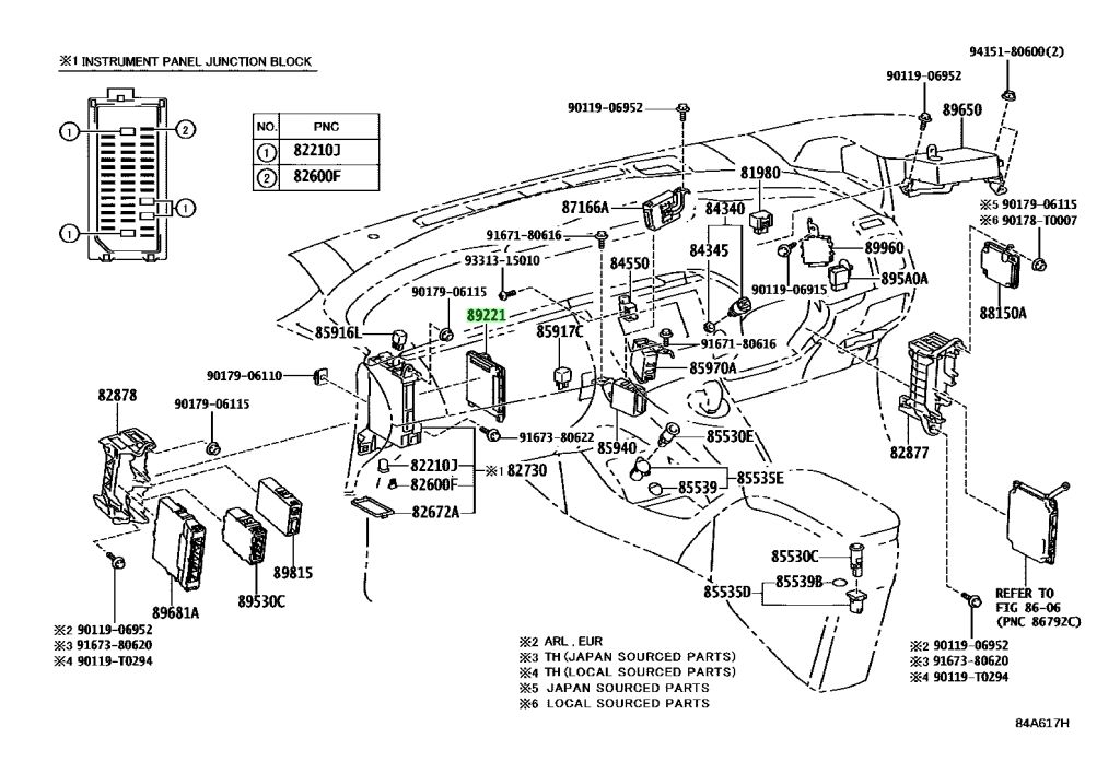Buy Genuine Toyota 8922047360 (89220-47360) Computer, Multiplex Network ...
