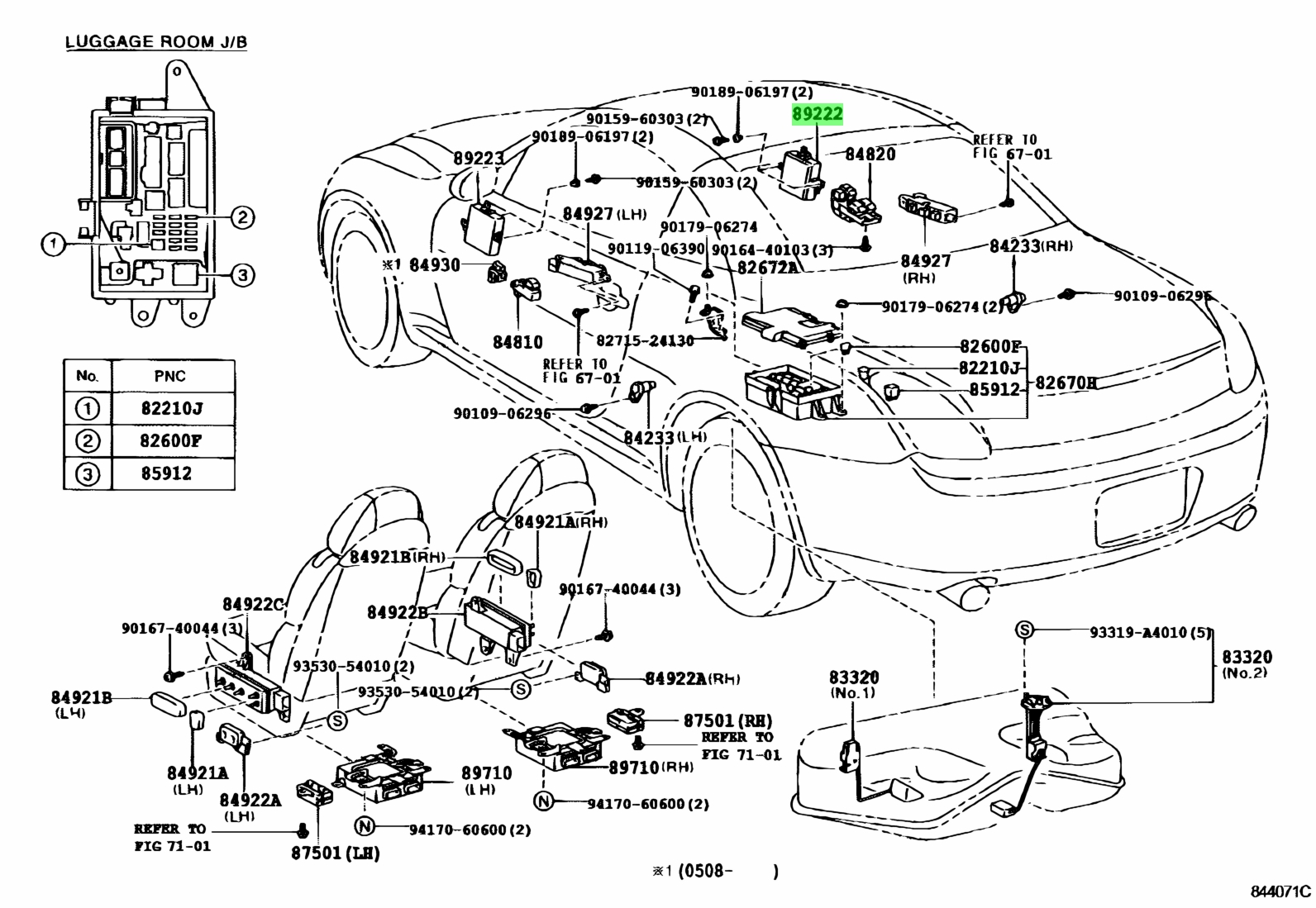 Buy Genuine Toyota 8922224020 (89222-24020) Computer, Multiplex Network ...