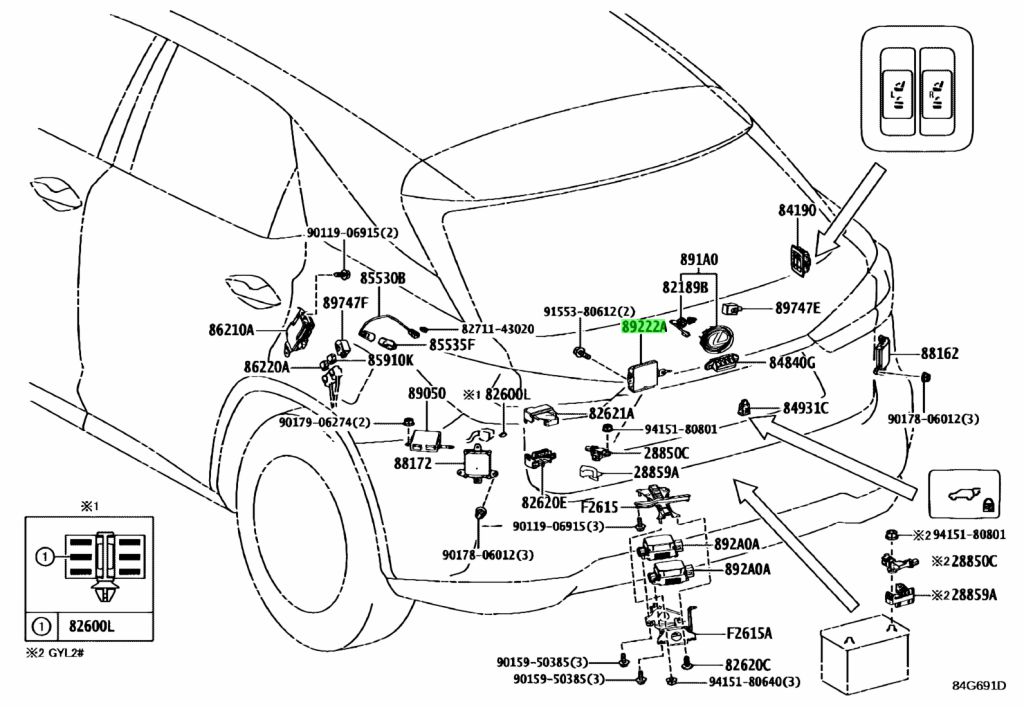 Buy Genuine Toyota 8922248181 (89222-48181) Computer, Multiplex Network ...