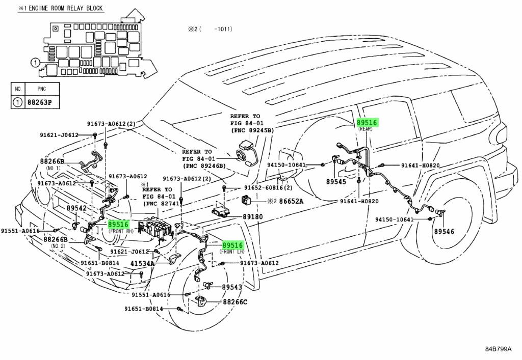 Buy Genuine Toyota 8951660070 (89516-60070) Wire, Skid Control Sensor ...