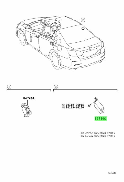 Buy Genuine Toyota 8976033150 (89760-33150) Receiver Assy, Tire ...