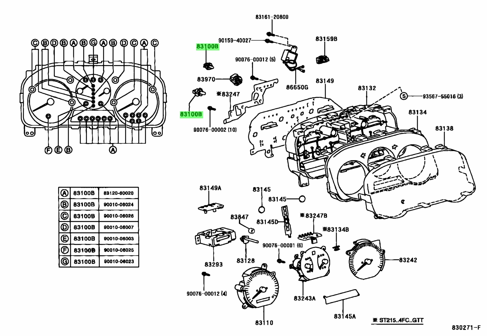 Buy Genuine Toyota 9001006028 (90010-06028) Bulb, Combination Meter, No ...