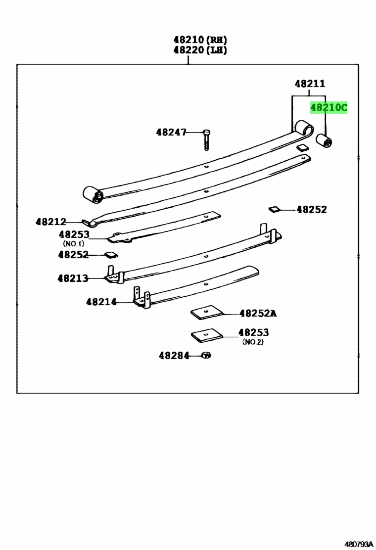 Buy Genuine Toyota 9038914007 (90389-14007) Bush (For Rear Spring Leaf ...