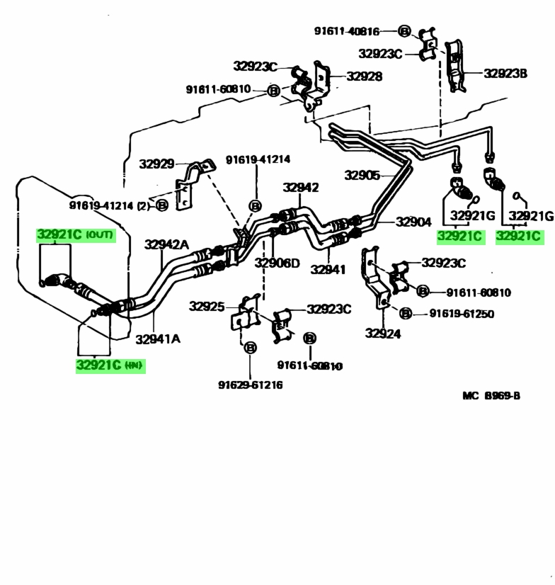 Buy Genuine Toyota 9040714005 (90407-14005) Union. Prices, fast ...