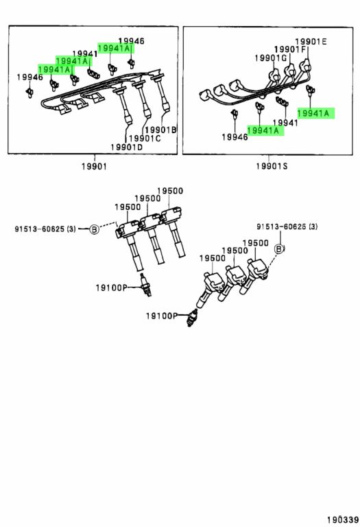 Buy Genuine Toyota 9046905006 (90469-05006) Clamp (For Resistive Cord ...