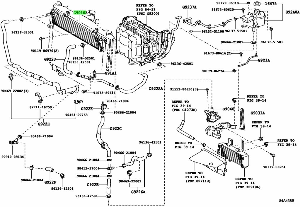 Купить Toyota G901048040 (G9010-48040) Радиатор для Lexus RX450h. Цены ...