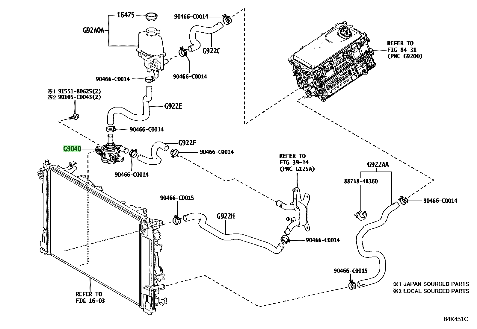 Buy Genuine Toyota G904002030 (G9040-02030) Inverter Water Pump Assy(W ...