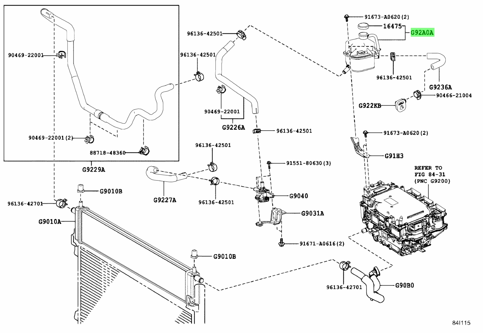 Buy Genuine Toyota G910F48012 (G910F-48012) Tank Assy, Inverter Reserve ...