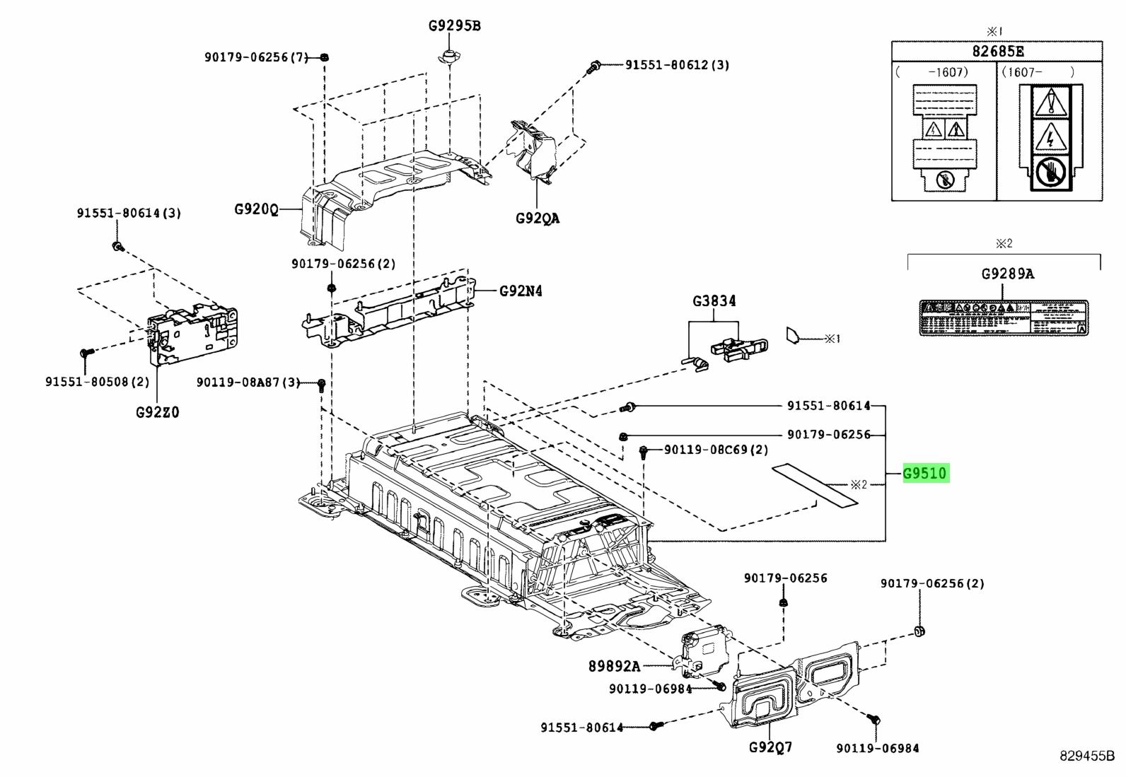 Buy Genuine Toyota G951028030 (G9510-28030) Battery Assy, Hv Supply ...