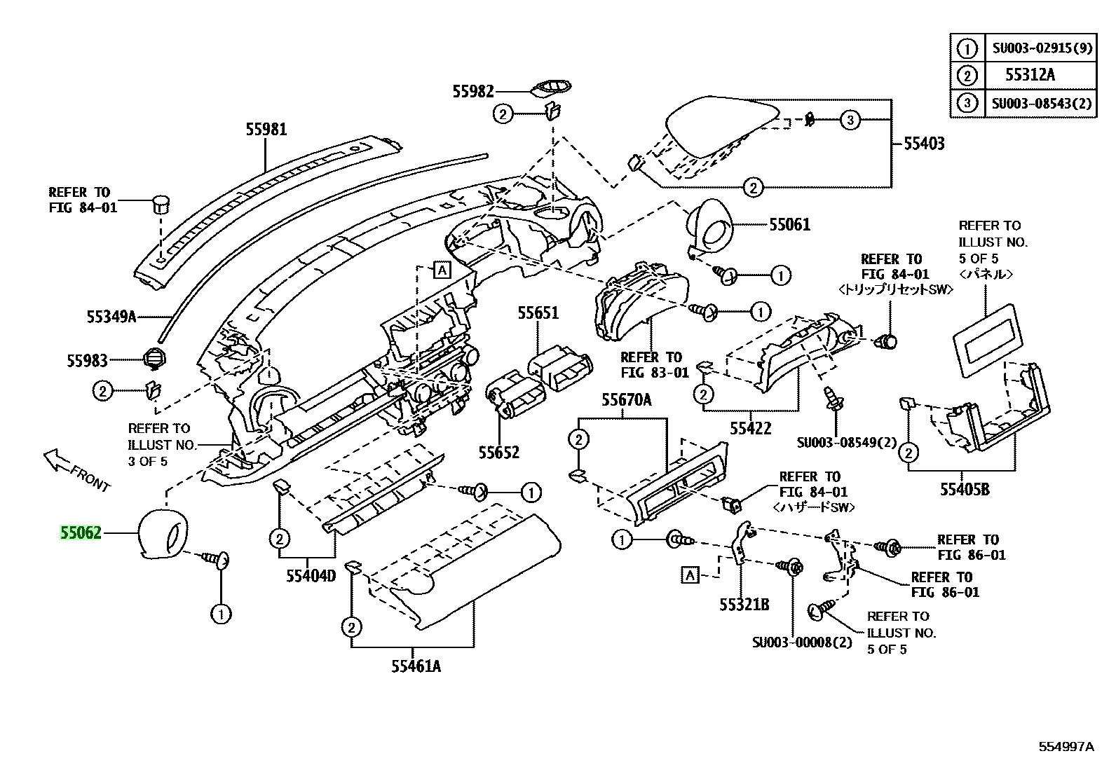 Buy Genuine Toyota SU00308708 (SU003-08708) Register Sub-Assy ...