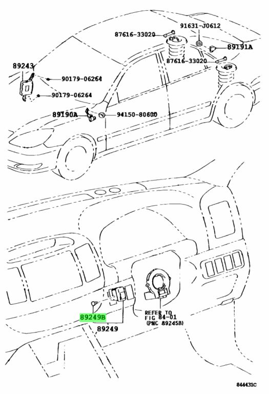 Buy Genuine Toyota 90010-01061 (9001001061) Blub, Differential Lock ...